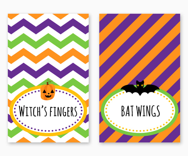 Halloween Table Tents, Party Place Cards, Halloween Printables, Hallow ...